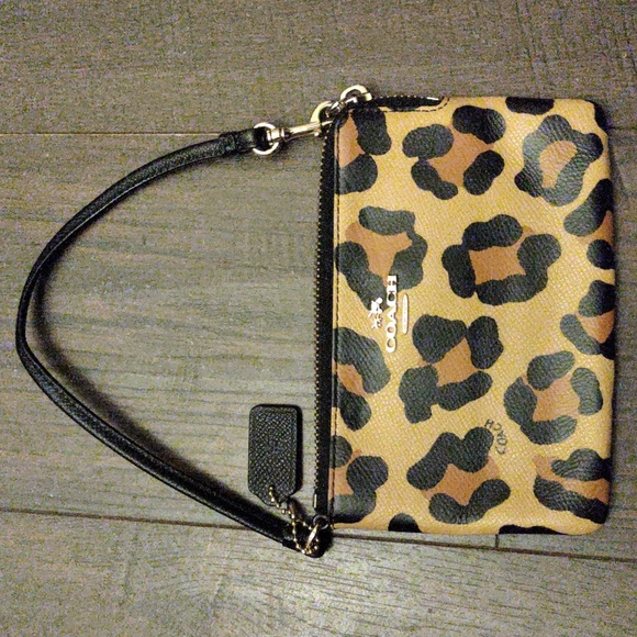 Coach | Bags | Coach Crossgrain Ocelot Animal Print Wristlet | Poshmark